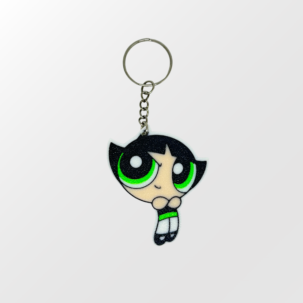 Powerpuff Girls Buttercup Keychain – poly lab.